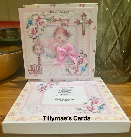 Vintage New Baby Girl Quick Card Mini Kit - CUP983505_936 | Craftsuprint