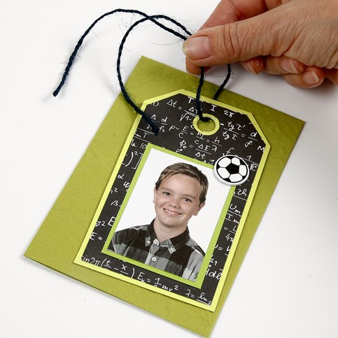 A Card Series with Football and Manilla Tag