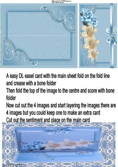 DL Easel Card Kit Tutorial