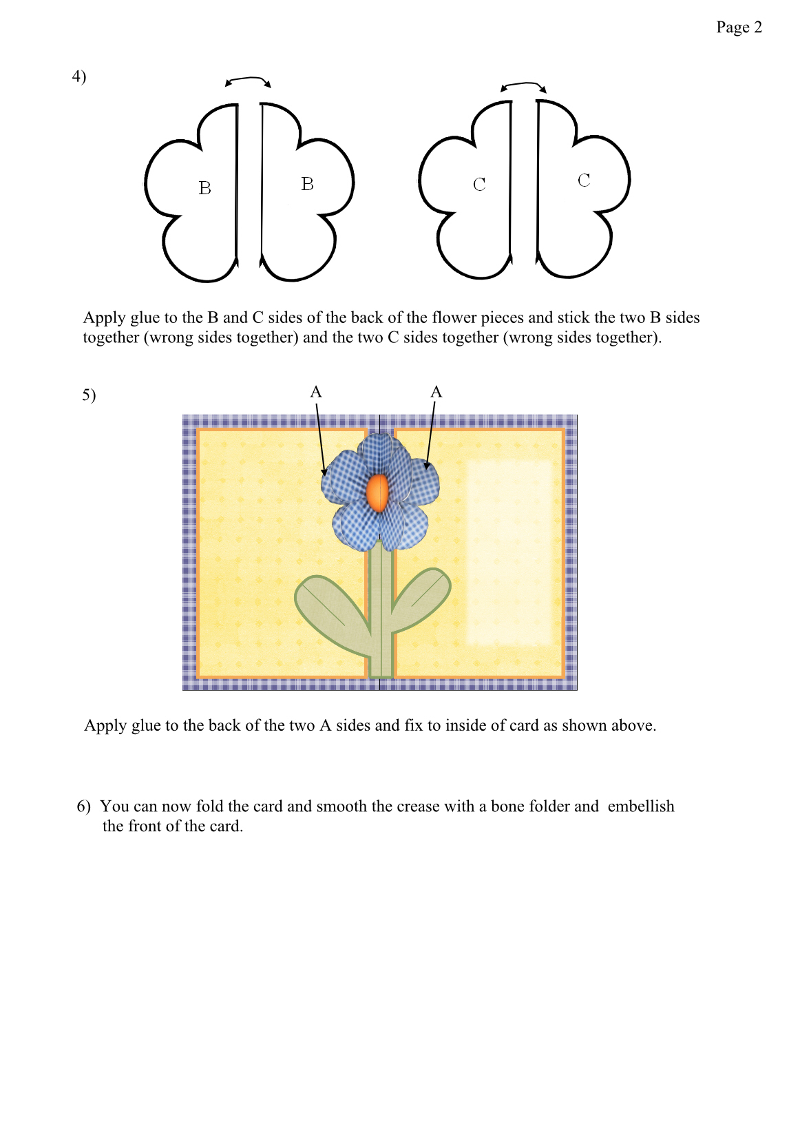 3D Flower Inside Card Tutorial
