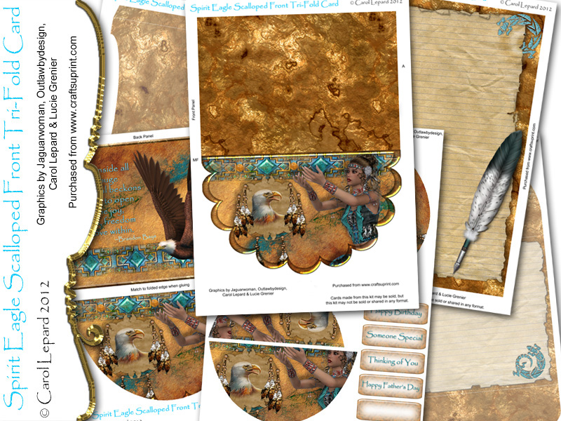 Scalloped Tri-Fold Card Tutorial