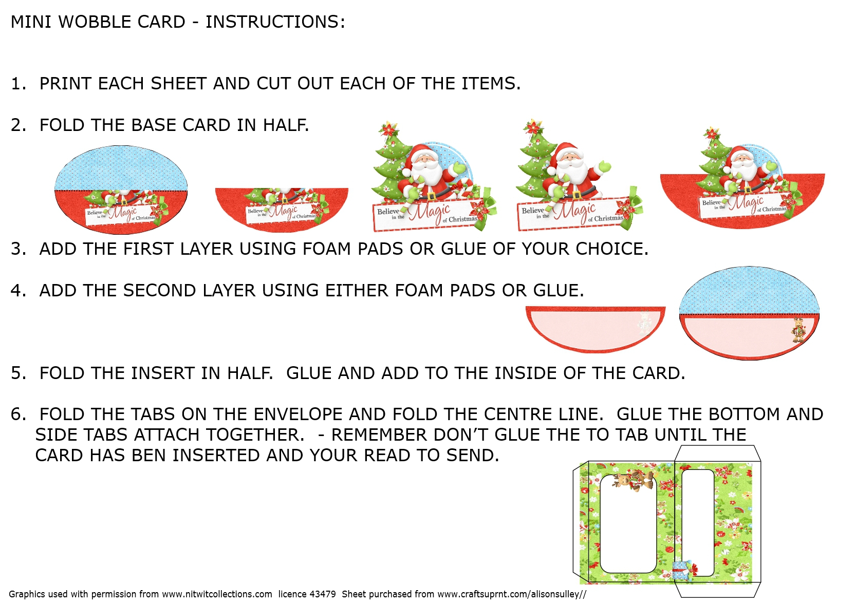Mini Over the Edge Wobble Card Kit